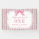 Girls Just Wanna Be One Girl 1st Birthday Party Banner | Zazzle