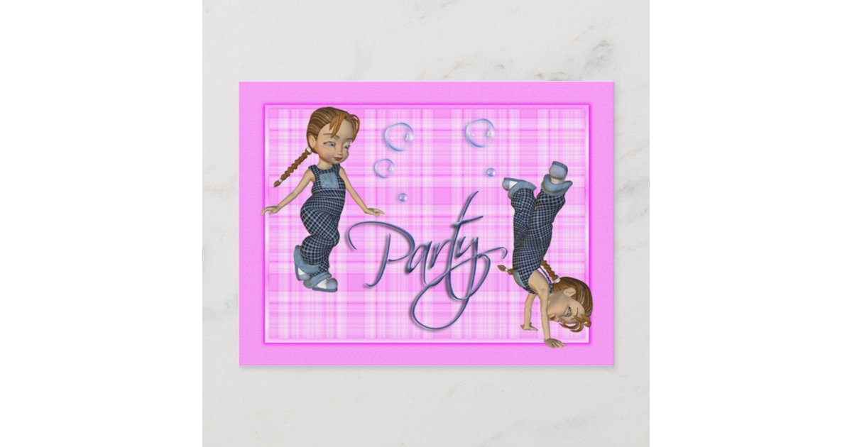 Girls Just Wanna Have Fun, Party Invite | Zazzle