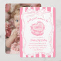 Girls Just Want to Be One Vintage Cake Birthday Invitation | Zazzle
