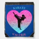 Girls Karate Drawstring Bag | Zazzle