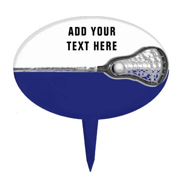 Girls Lacrosse Party Cake Topper | Zazzle