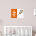 Girls Lacrosse Poster | Zazzle