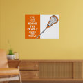 Girls Lacrosse Poster | Zazzle