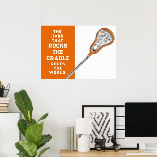 Girls Lacrosse Poster | Zazzle