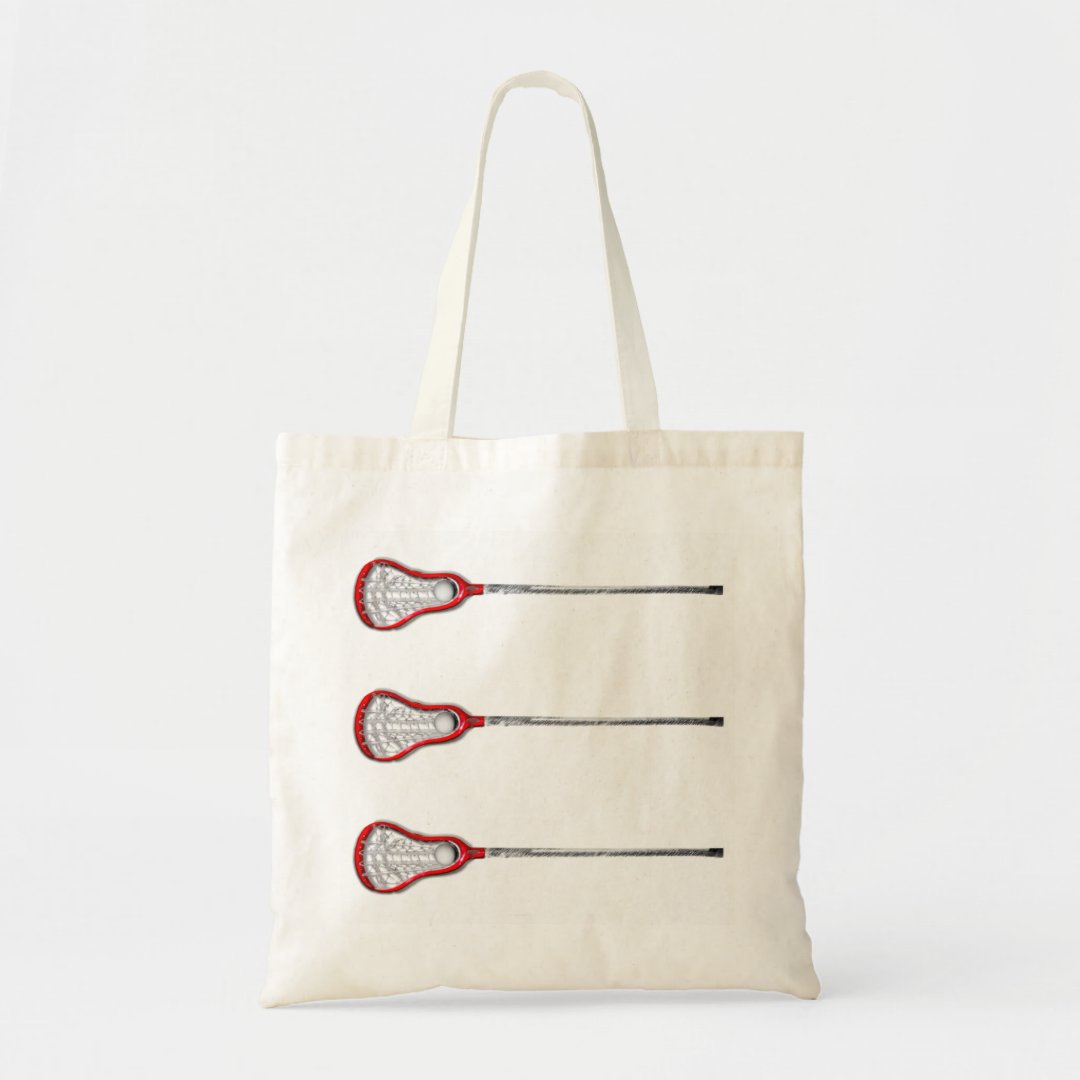 Girls Lacrosse Tote Bag | Zazzle