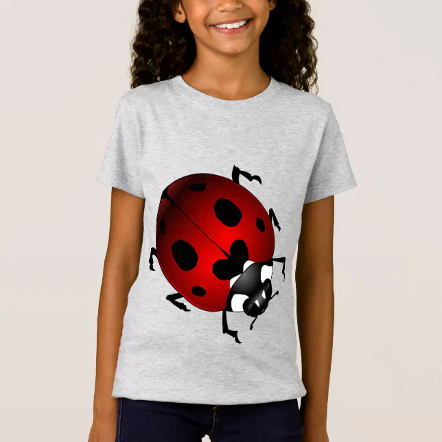 Girl's Ladybug T-shirts Kid's Ladybug Shirts | Zazzle