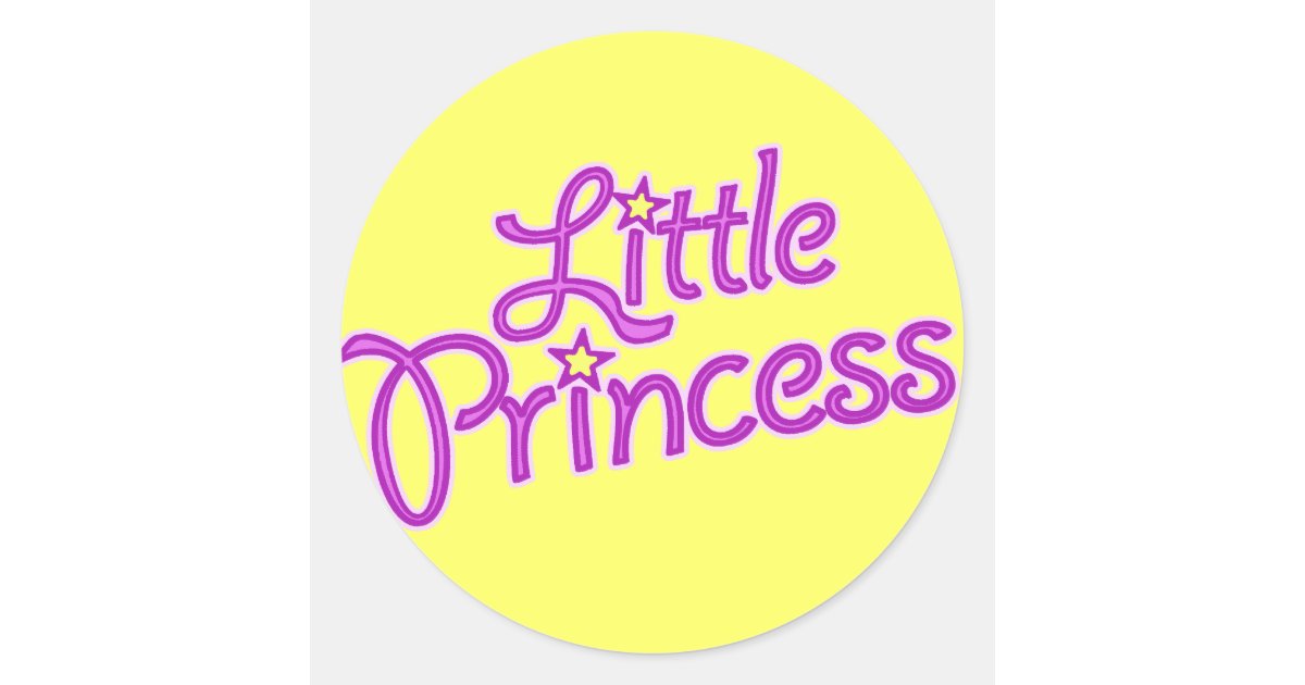 girls little princess stickers | Zazzle