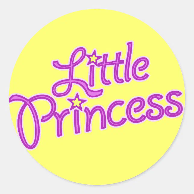 girls little princess stickers | Zazzle