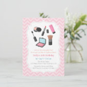 Girls Makeover Birthday Party Invitations | Zazzle