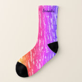 Girls Name Sock Template Socks | Zazzle