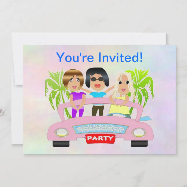 Girls Night Invitation | Zazzle