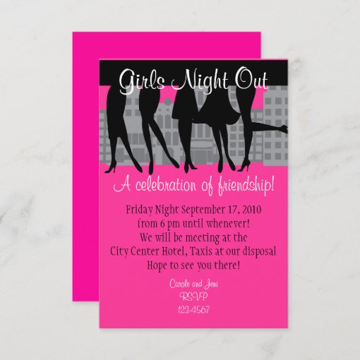 Girls Night Out Invitation | Zazzle