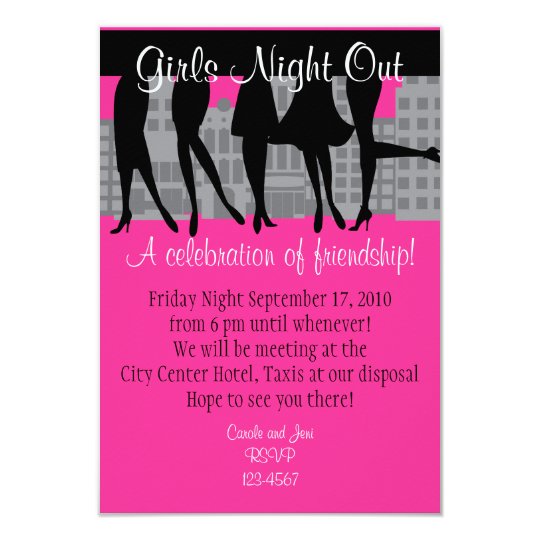 Girls Night Out Invitation | Zazzle.com