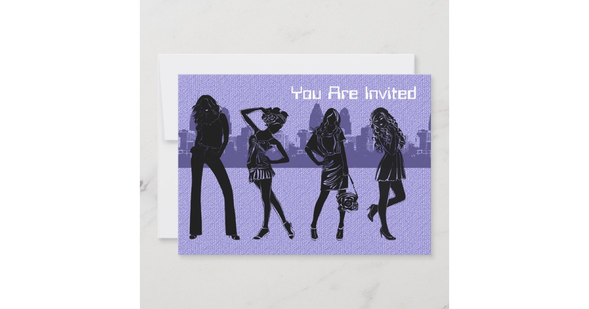 Girls Night Out Invitation Template | Zazzle