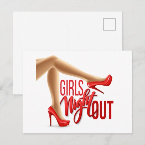 Girls Night Out Postcard | Zazzle