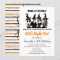 Girls night out Witches halloween Party Invitation | Zazzle