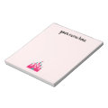 Girls Personalized Castle Stationery Notepad | Zazzle