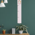 Girls Pink Rainbow Growth Chart | Zazzle