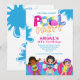 Girls Pool Party 10th Birthday Invitation | Zazzle