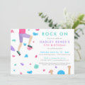 Girls Rock Climbing Birthday Party Invitation | Zazzle