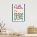 Girls Rule Poster | Zazzle