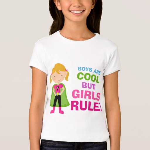 Girls Rule T-Shirt | Zazzle