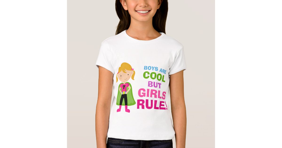 Girls Rule T-Shirt | Zazzle