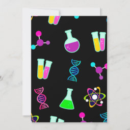 Girl's Science Lab Scientist Party Birthday Invitation | Zazzle