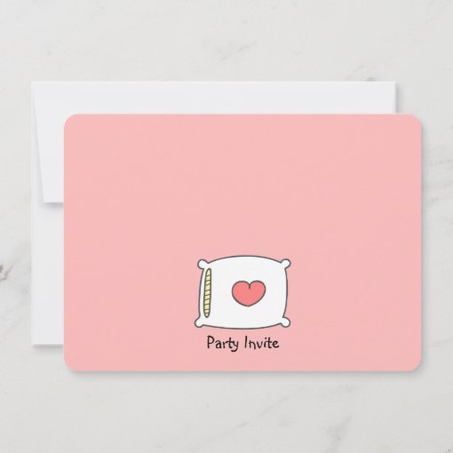 Girls Slumber Birthday Party, Sleepover Pyjama Invitation | Zazzle