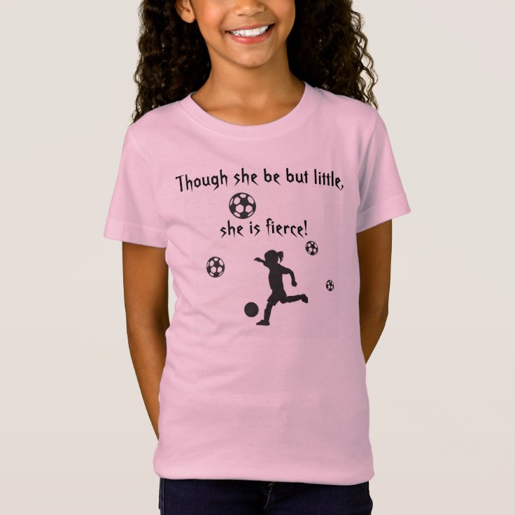 Girls Soccer T-Shirt | Zazzle