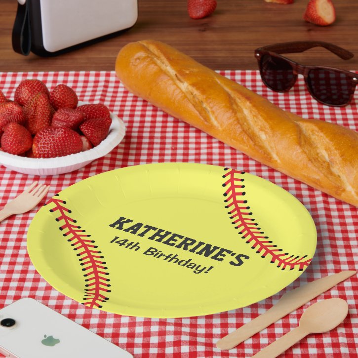 Softball Birthday Party Theme – TKM Party Printables