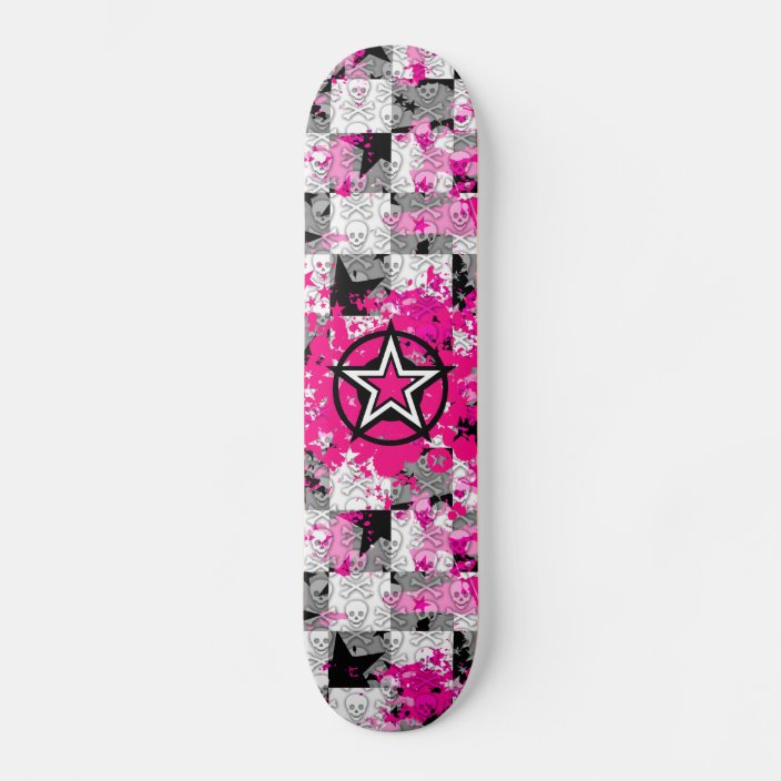 Girls Star Skateboard | Zazzle.com