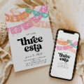 Girl's Three Esta Birthday Invitation | Zazzle