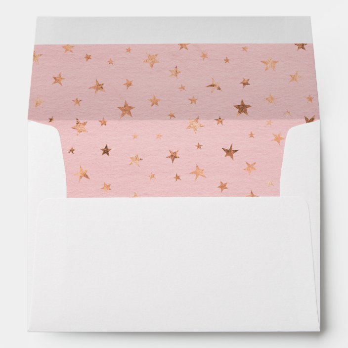 Girl's Twinkle Twinkle Little Star Envelope Liner | Zazzle.com