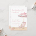 Girls Weekend Beach Bachelorette Party Invitation | Zazzle