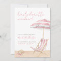 Girls Weekend Beach Bachelorette Party Invitation | Zazzle
