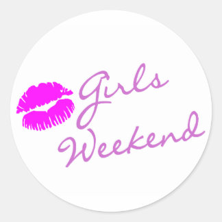 Girls Weekend Stickers | Zazzle