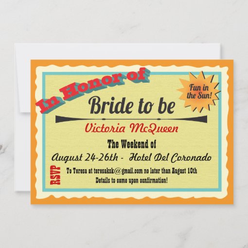 Girls Weekend Getaway Invitation | Zazzle