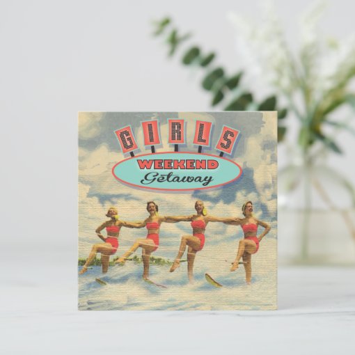 Girls Weekend Getaway Invitations | Zazzle