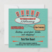 Girls Weekend Getaway Invitations | Zazzle