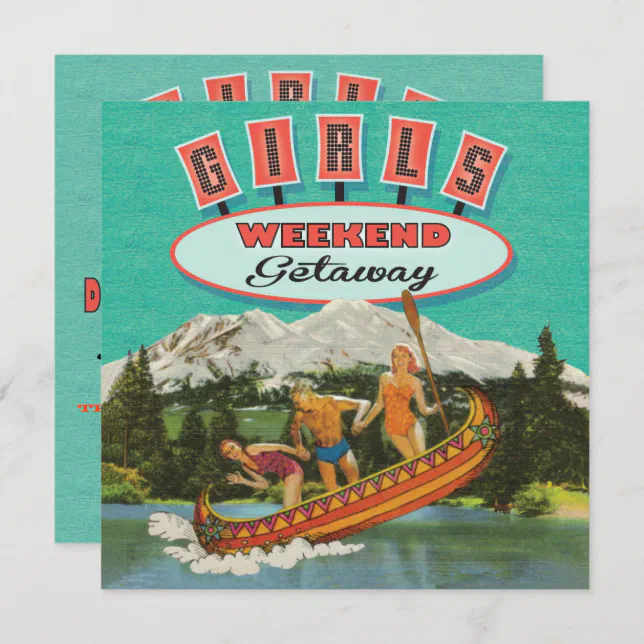 Girls Weekend Getaway Invitations | Zazzle