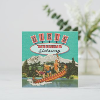 Girls Weekend Getaway Invitations | Zazzle