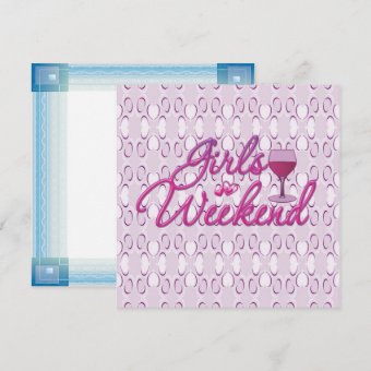 girls weekend girls night out party celebration invitation | Zazzle