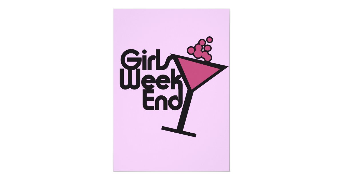 Girls Weekend Invitation | Zazzle.com