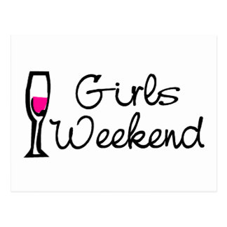 Girls Weekend Postcards | Zazzle