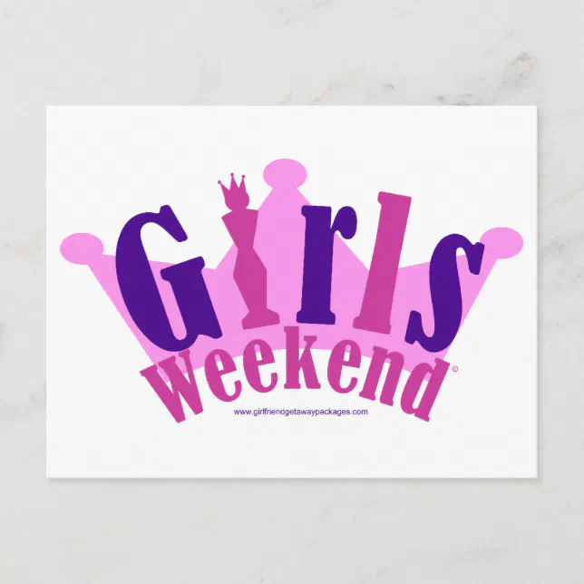 Girls Weekend Postcard | Zazzle