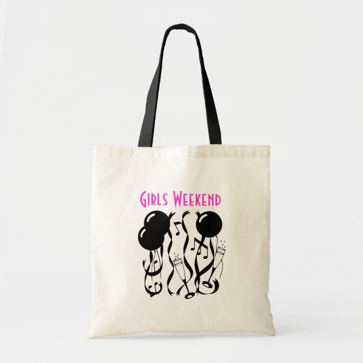 Girls weekend tote bags | Zazzle