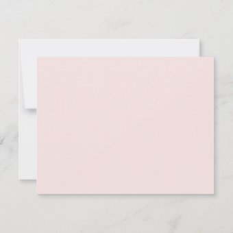 Girly Blush Stylish Calligraphy Script Signature N Note Card | Zazzle