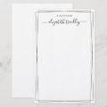 Girly Calligraphy Signature Script a Note From Stationery | Zazzle