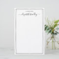 Girly Calligraphy Signature Script a Note From Stationery | Zazzle
